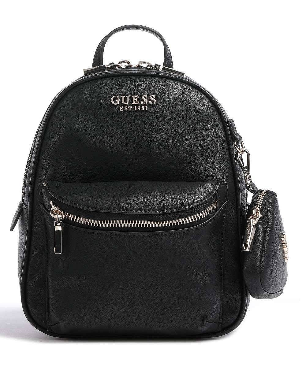 Guess House Party Backpack - Zaino Con Pochette Nero - Taglia Unica Donna Borse