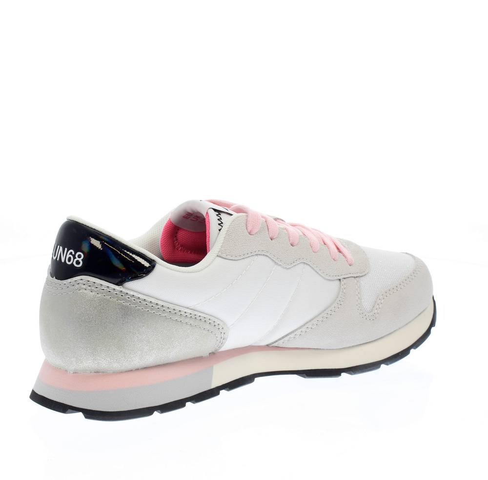 SUN 68 Stargirl Glitter bianco Scarpe Ragazza Sneakers Sporty Chic Z34411T