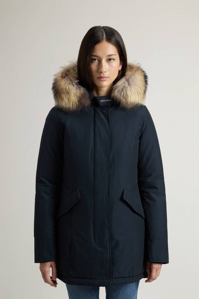 WOOLRICH Arctic Raccoon Parka con Pelliccia Removibile blu Giubbotti e ...