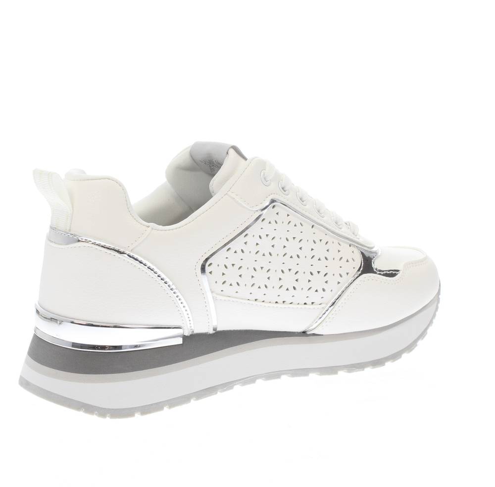 XTI FOOTWEAR Sneakers platform Donna bianco
